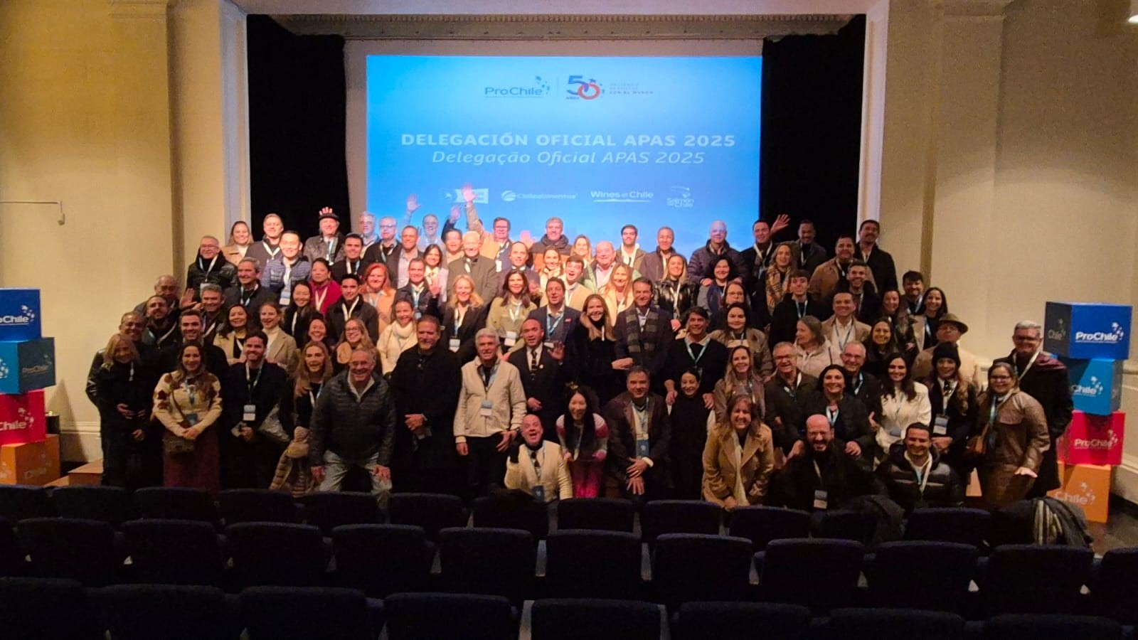Delegação Oficial APAS 2025 é recebida no Chile em evento institucional ...